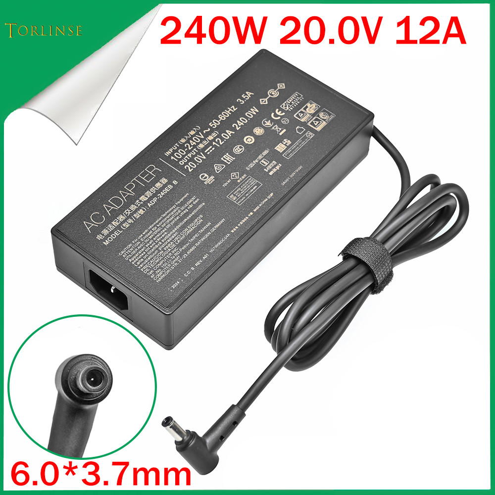 Jual 20V 12A 240W 6.0X3.7mm AC Adapter Laptop -arger ADP-240EB B For ...