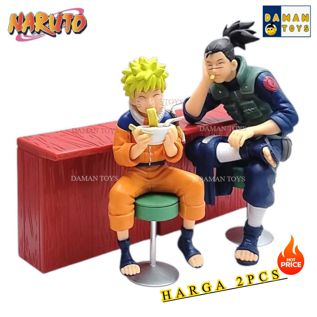 Jual LEMUSHOP Action Figure Naruto Uzumaki Iruka Ramen Ichikaru ...