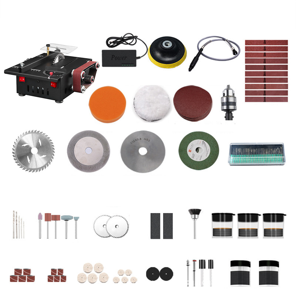 Jual Bench Saw Belt Sander Variable Speed Circular Table Saw 30mm ...