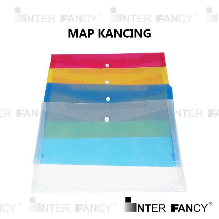 Jual Map Plastik Dokumen Map Kancing ukuran Folio, adalah map dari ...