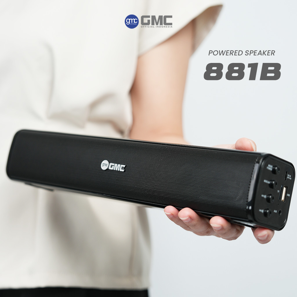 Jual GMC Speaker 881B – Speaker Bluetooth Portable– 25W, USB, SD, AV In ...
