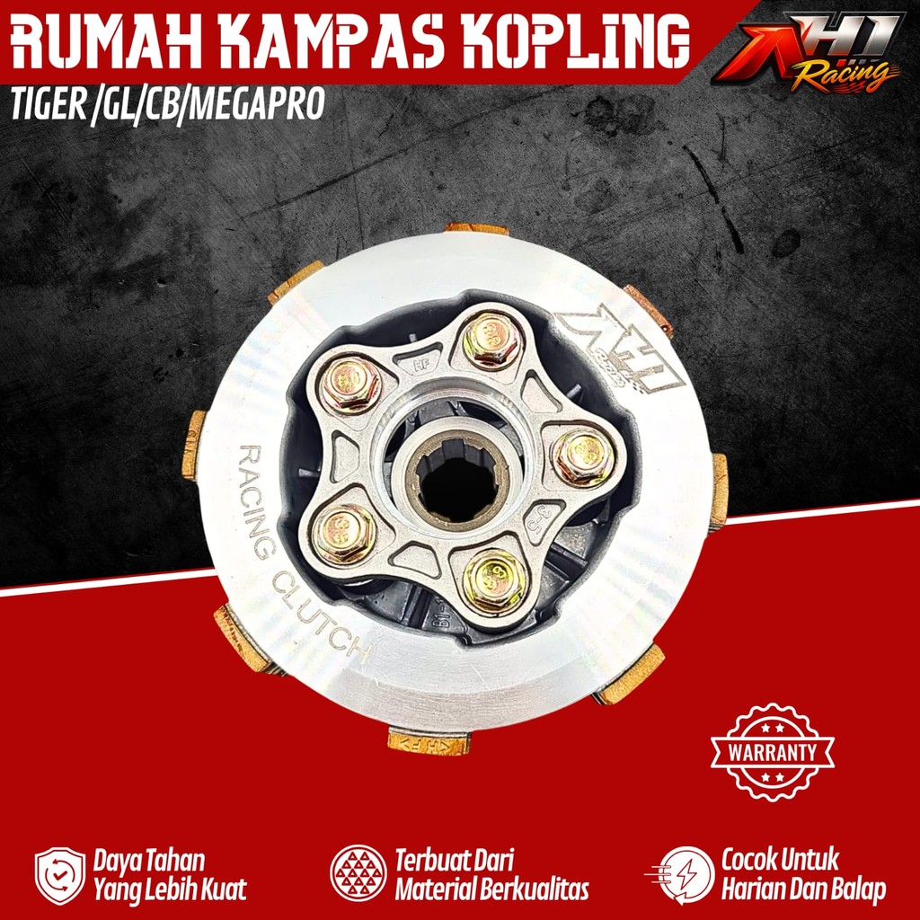 Jual RUMAH KAMPAS KOPLING TIGER GL PRO CB MEGAPRO OLD AH1 KAMPAS LEBIH LEBAR PER 5 AH1 RACING ...