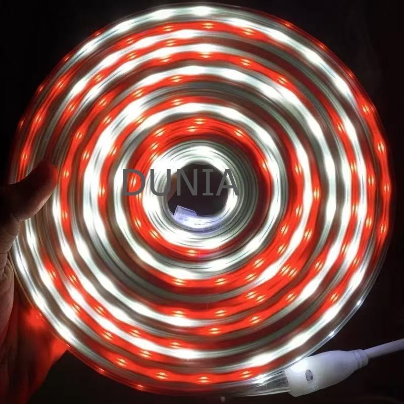 Jual Lampu Strip Outdoor LED 2835 Merah-Putih 7 Meter + Adaptor 220V ...
