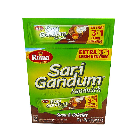 Jual MAYORA ROMA SARI GANDUM BOX ISI 12 PCS | Shopee Indonesia