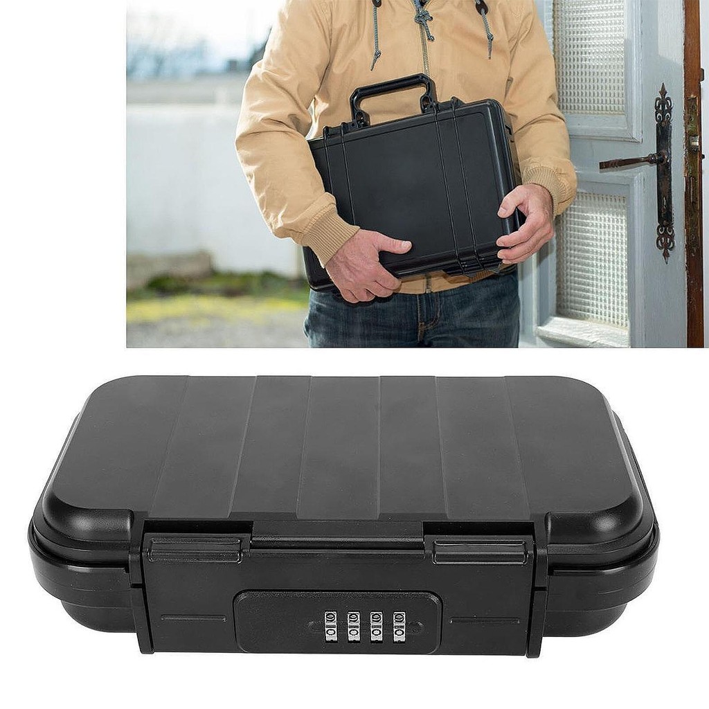 Jual Portable Mini Security Box Waterproof Combination Lock Case Travel ...