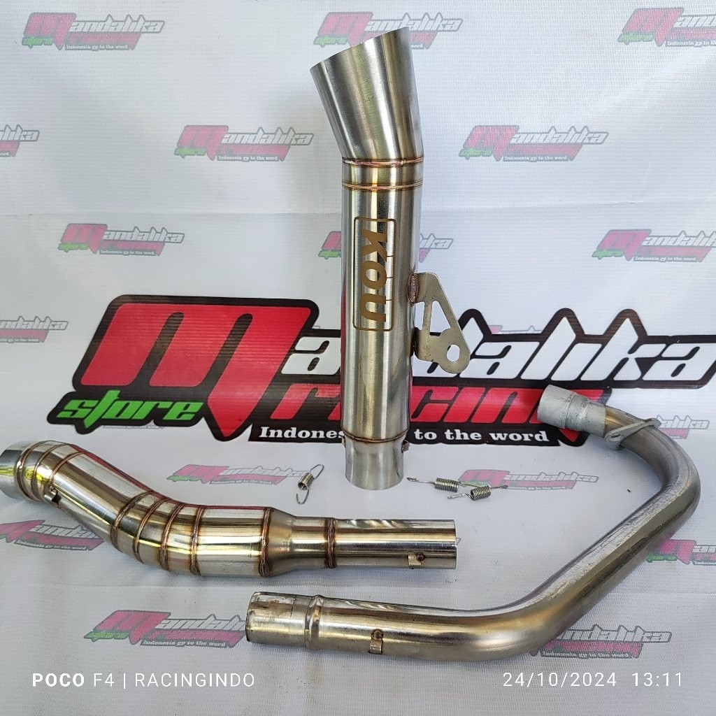 Jual Kou super open pipe canister 51mm for tmx 125 155 pinoy raider ...