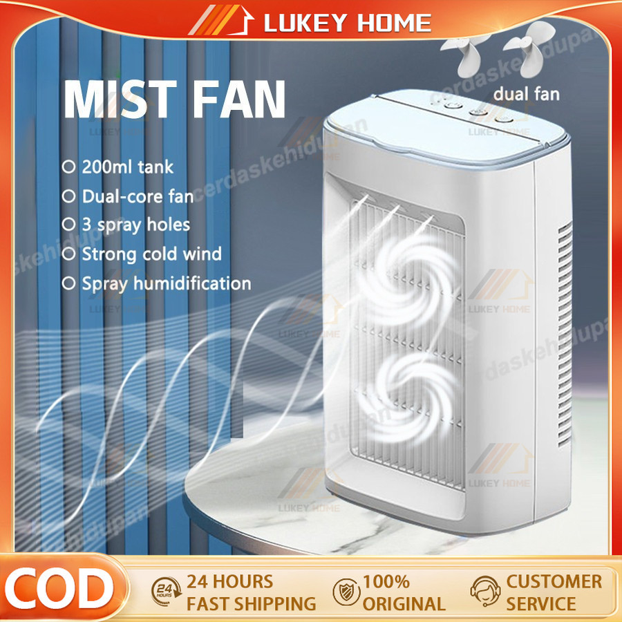 Jual Air Cooler Fan AC Mini Kipas Penyejuk Portabel Pendingin Ruangan ...