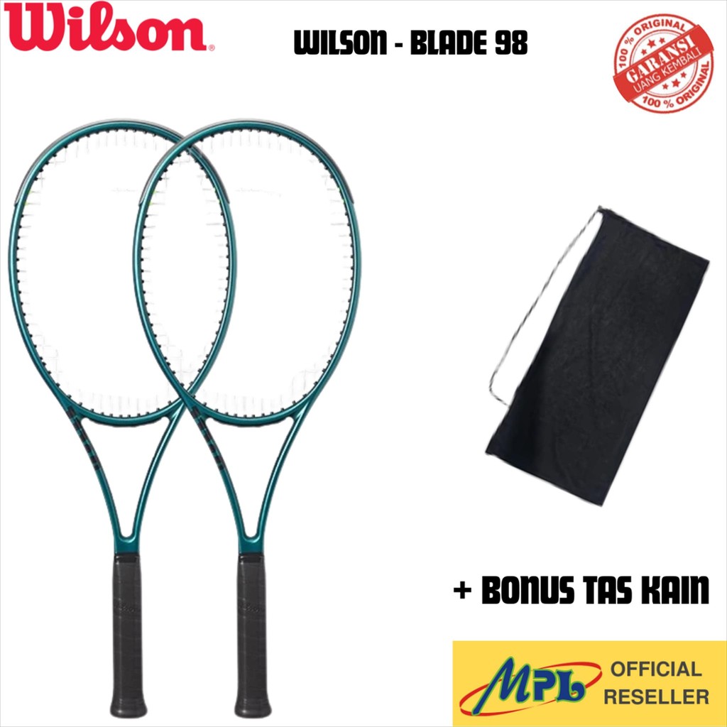 Jual RAKET TENNIS WILSON BLADE 98 + TAS KAIN | Shopee Indonesia
