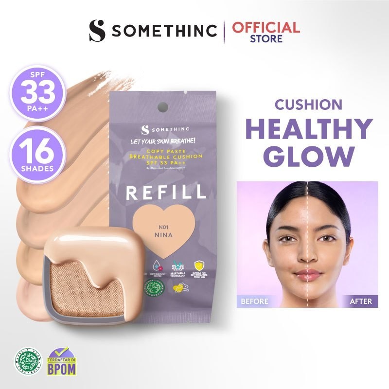 Jual SOMETHINC (REFILL) Copy Paste Breathable Mesh Cushion SPF 33 PA++ ...