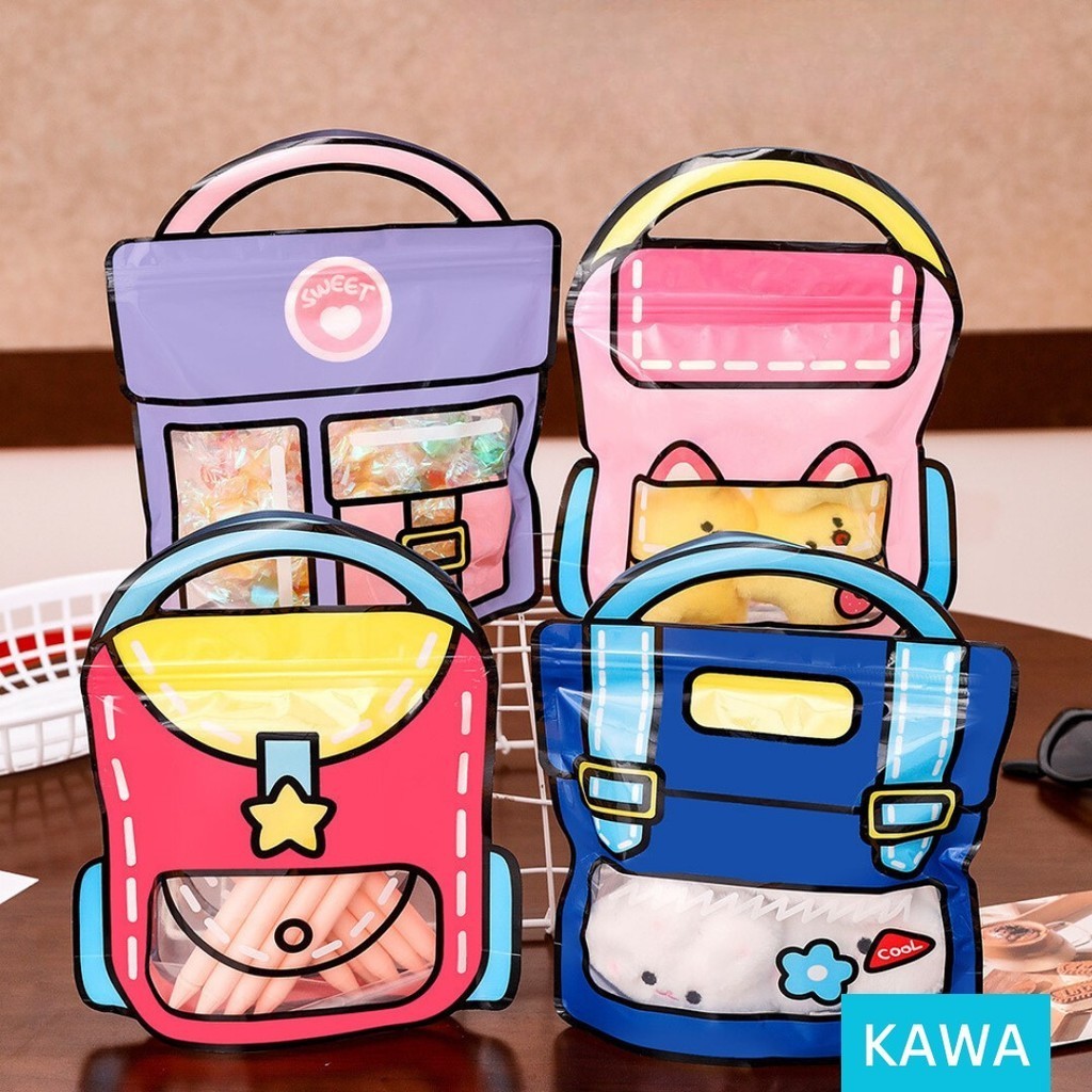 Jual KAWA Plastik Snack Kemasan Ziplock Untuk Cemilan Goodie Bag ...