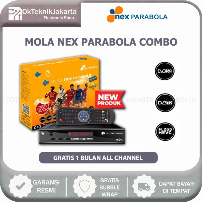 Jual Receiver Parabola Dan Set Top Box Nex Parabola Combo (DVB S2 & DVB ...