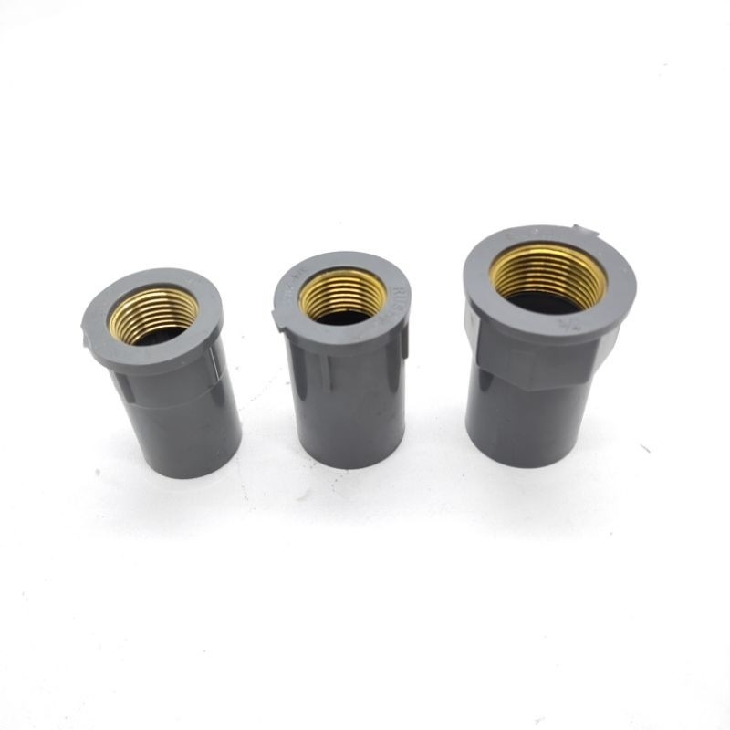 Jual Faucet Socket RUSH Drat Kuningan 1/2" 3/4" Sambungan Pipa Pvc | Shopee Indonesia