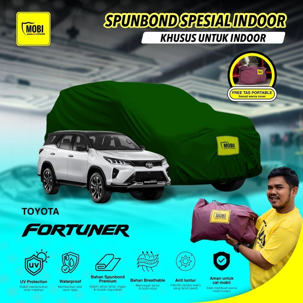 Jual MOBICOVER - Cover mobil TOYOTA FORTUNER anti luntur SPUNBOND ...