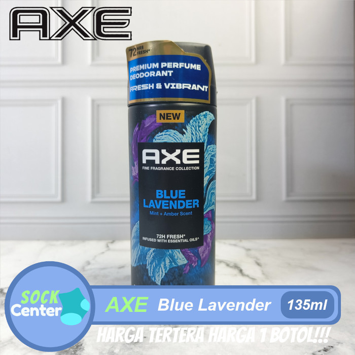 Jual Axe Deodorant Body Spray Blue Lavender 135ml | Shopee Indonesia