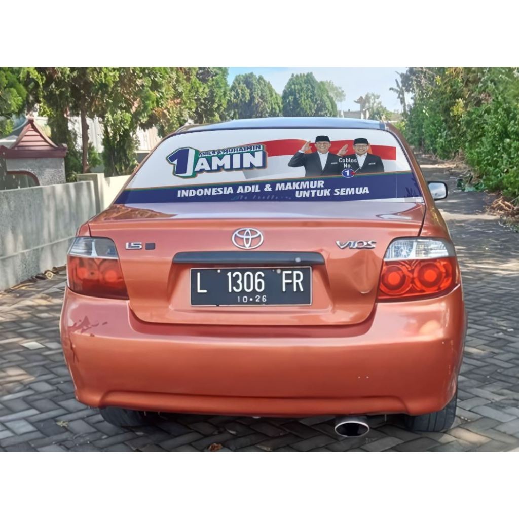 Jual Stiker Tembus Pandang Kaca Belakang Mobil - Stiker One Way ...