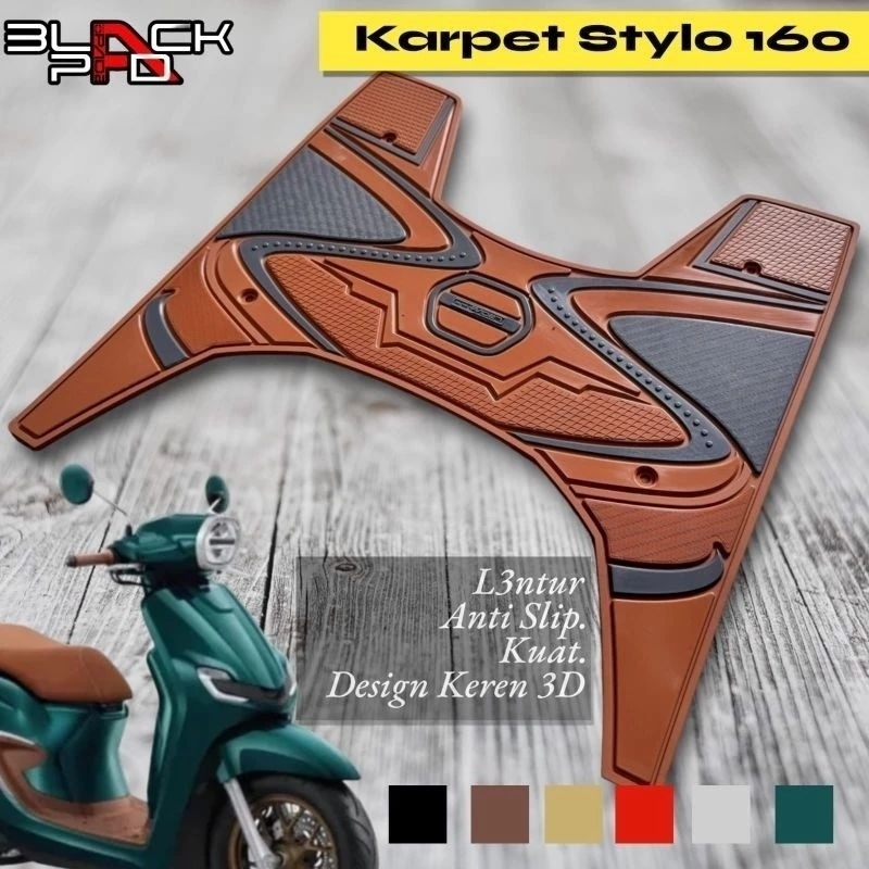Jual Karpet Motor Stylo 160 Alas Kaki Motor Stylo 160 Motopad27 V2 | Shopee Indonesia