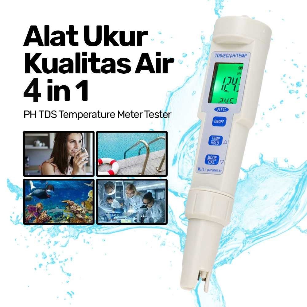 Jual Yieryi Alat Ukur Kualitas Air 4 in 1 pH TDS Temperature Meter ...
