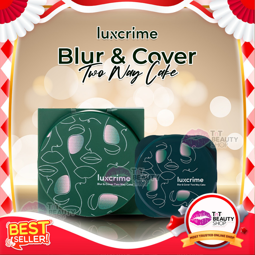 Jual Luxcrime Blur & Cover Two Way Cake | Blur & Cover | Tnt Beauty ...
