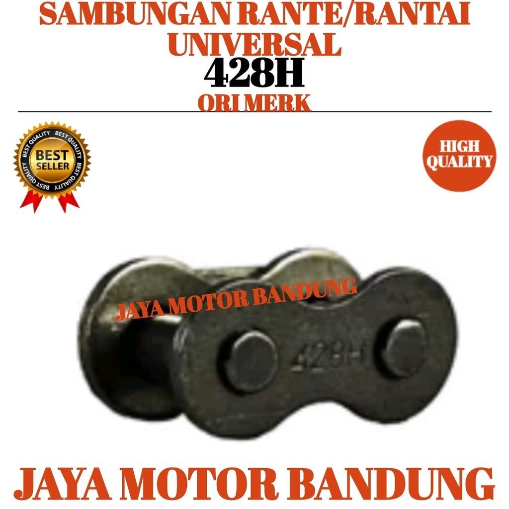 Jual SAMBUNGAN RANTAI 428 H ISI 50 PCS UNIVERSAL SAMBUNGAN RANTE TEBAL ...