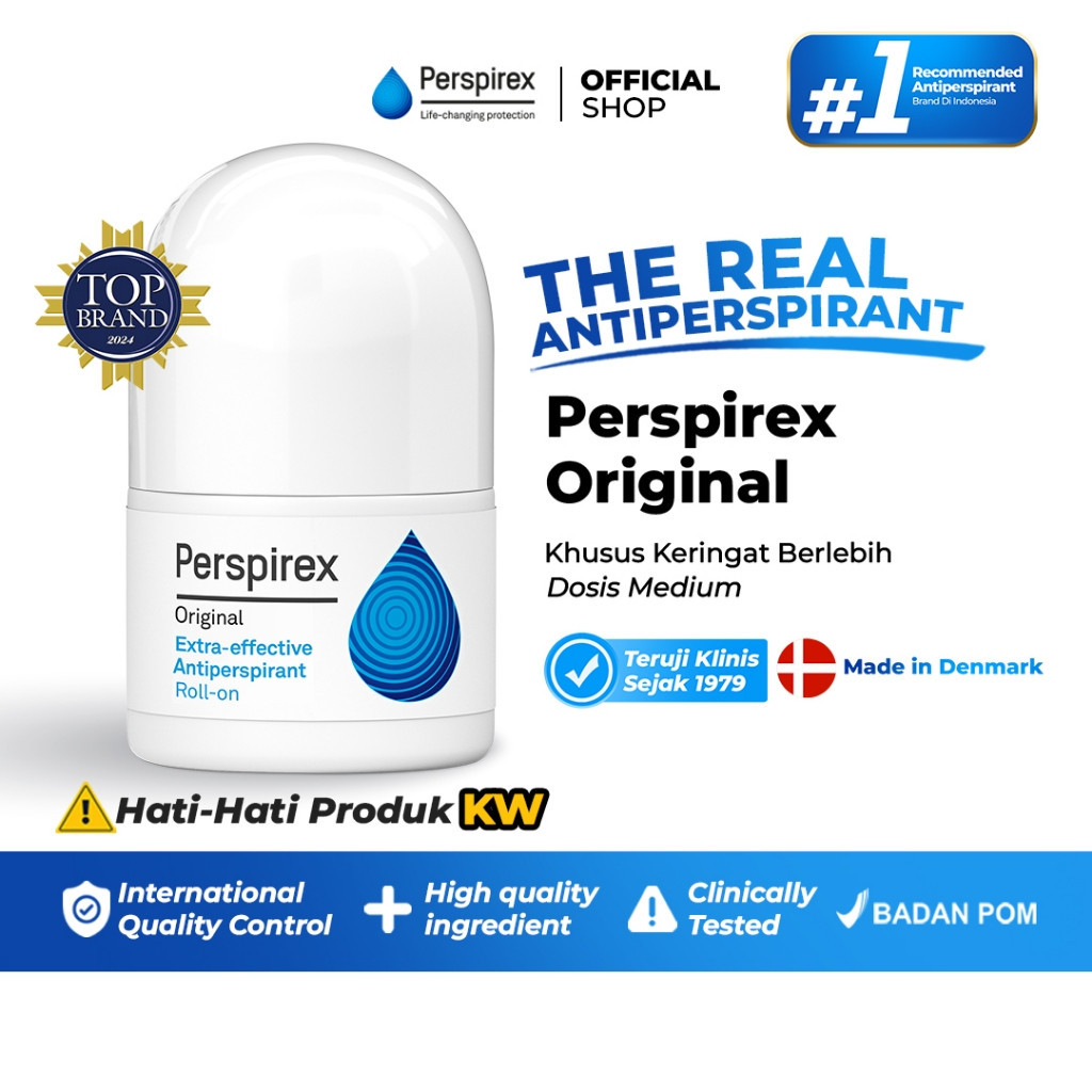 Jual Perspirex BPOM Original AntiPerspirant Roll On - 20ml Deodoran ...