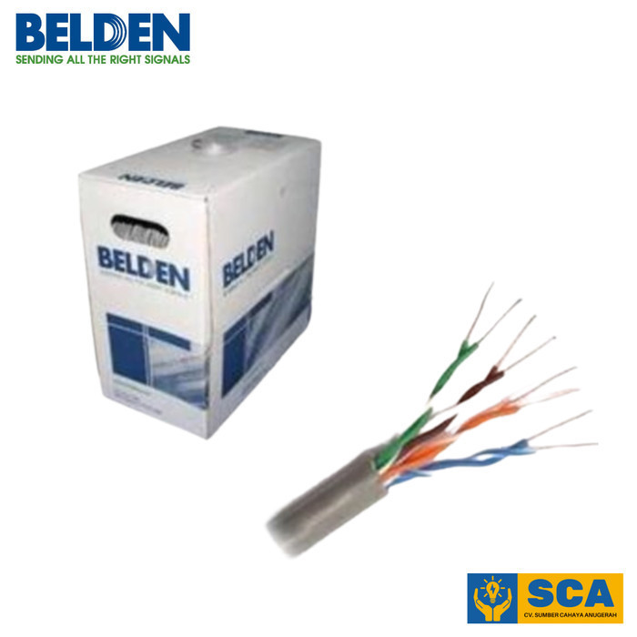 Jual KABEL LAN UTP BELDEN CAT6 CAT 6 ASLI PER METER @1M KABEL / CABLE ...