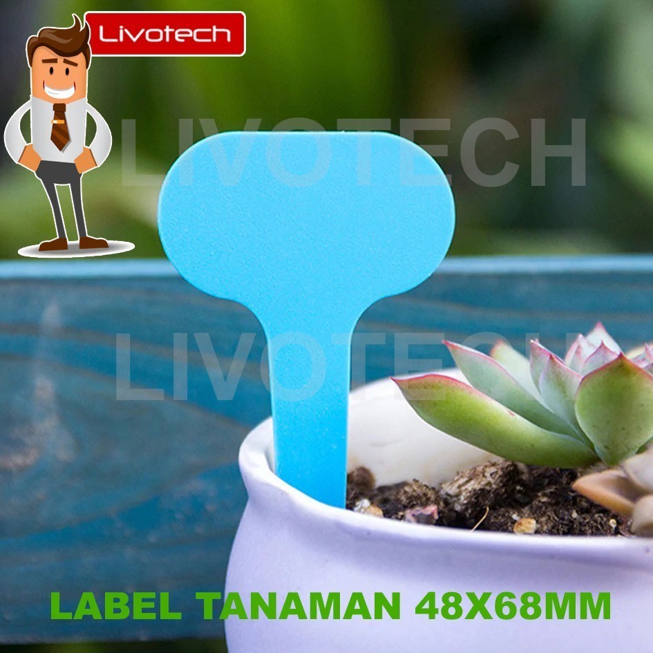 Jual Label Tanaman Plastik Tag Plant 48x68mm Penanda Tumbuhan Hias Marker Bibit Semai | Shopee ...