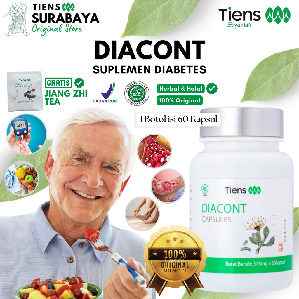 Jual Diacont 100% Herbal dan Original Mengatasi Diabetes, Obat Luka ...