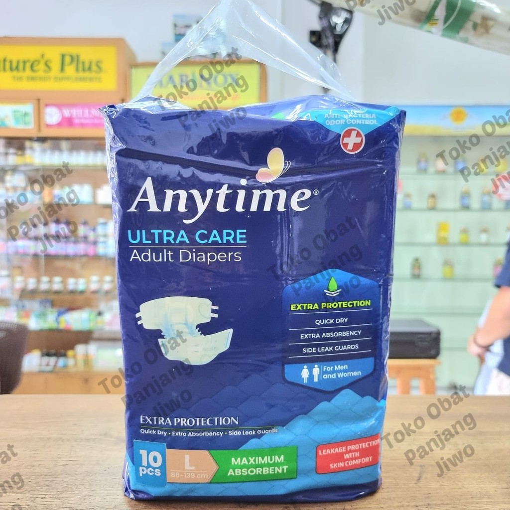 Jual Anytime Adut Diapers Popok Dewasa Ukuran L Isi 10 Pcs | Shopee ...