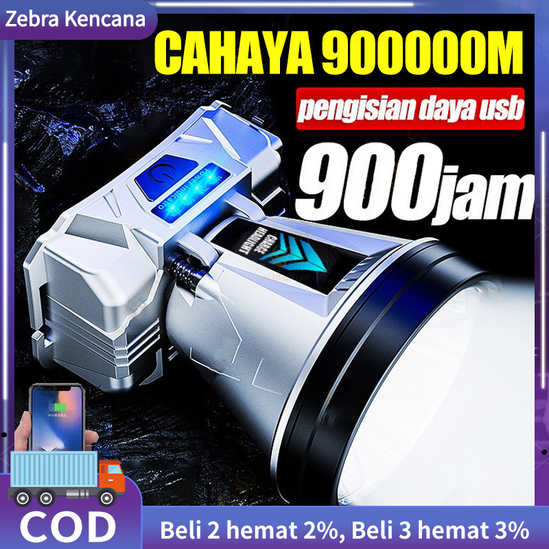 Jual LED Headlamp 500Watt Penerangan terus menerus selama 800 jam senter super terang lampu ...