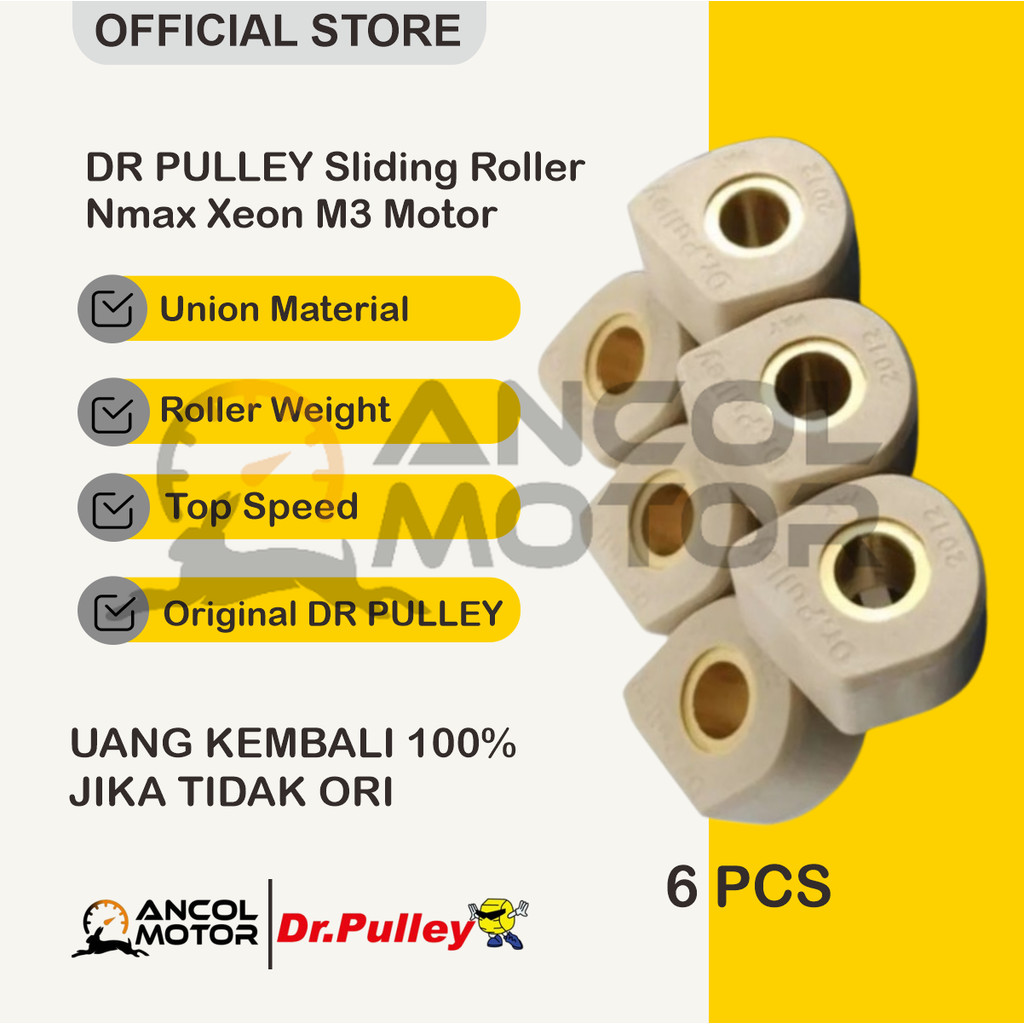 Jual DR PULLEY Sliding Roller Nmax Xeon Mio M3 2012 Motor Matic ...