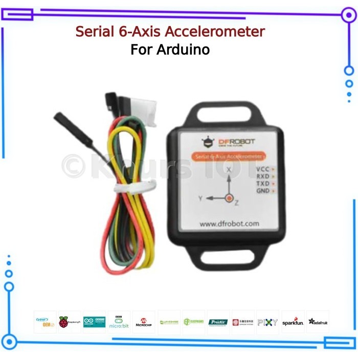 Jual DFRobot Serial 6-Axis Accelerometer for Arduino | Shopee Indonesia
