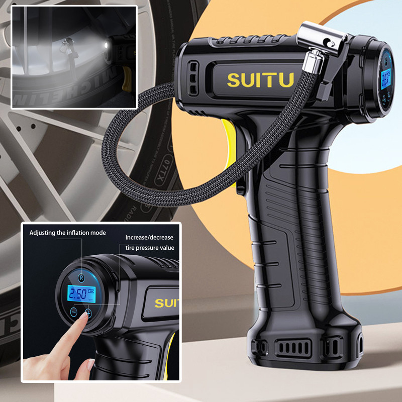 Jual Elektrik-Pompa Ban Digital Pompa alat pengukuran tekanan ban Pompa ...