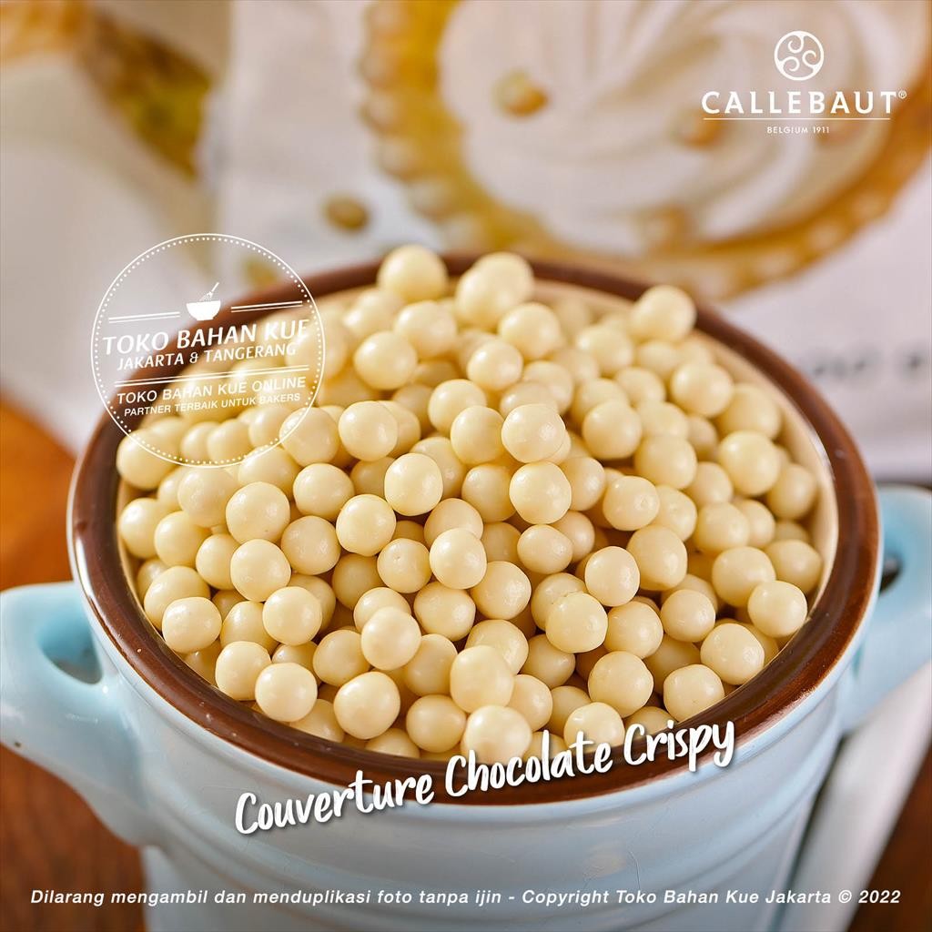 Jual MonaLisa Callebaut Crispearls White 100gr Crispy Choc Ball Mona ...