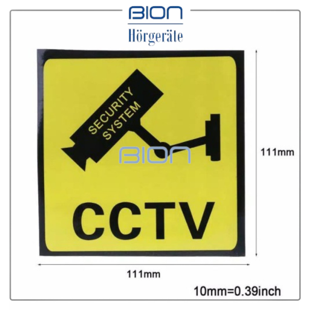 Jual BION Stiker Sticker CCTV | Shopee Indonesia