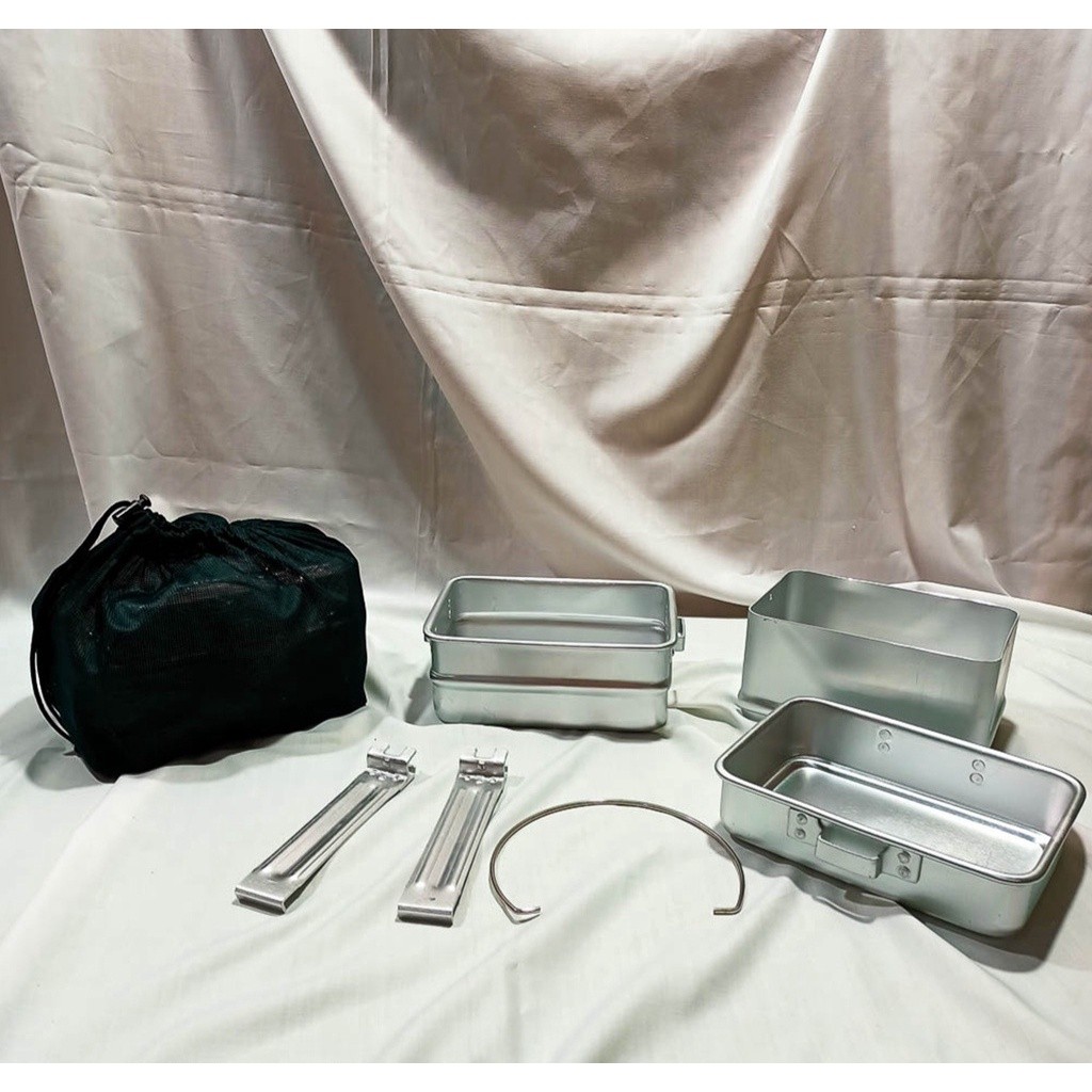 Jual NESTING KOTAK TNI/ ALAT MASAK CAMPING/ COOKING SET KOTAK/ NESTING ...