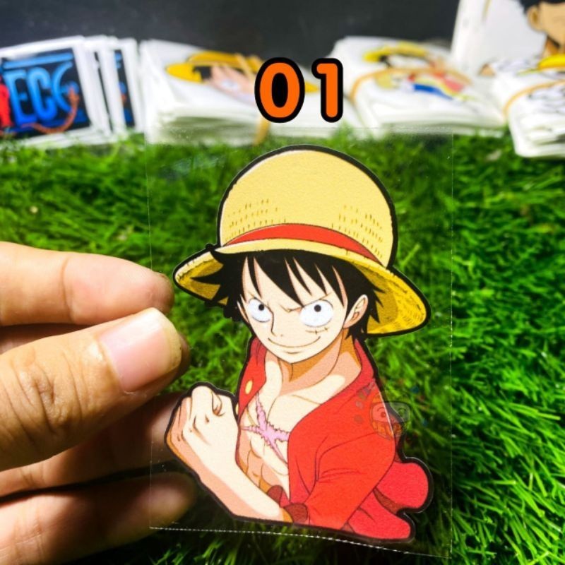 Jual Sticker onepiece karakter luffy lengkap keren Stiker anime lufi ...