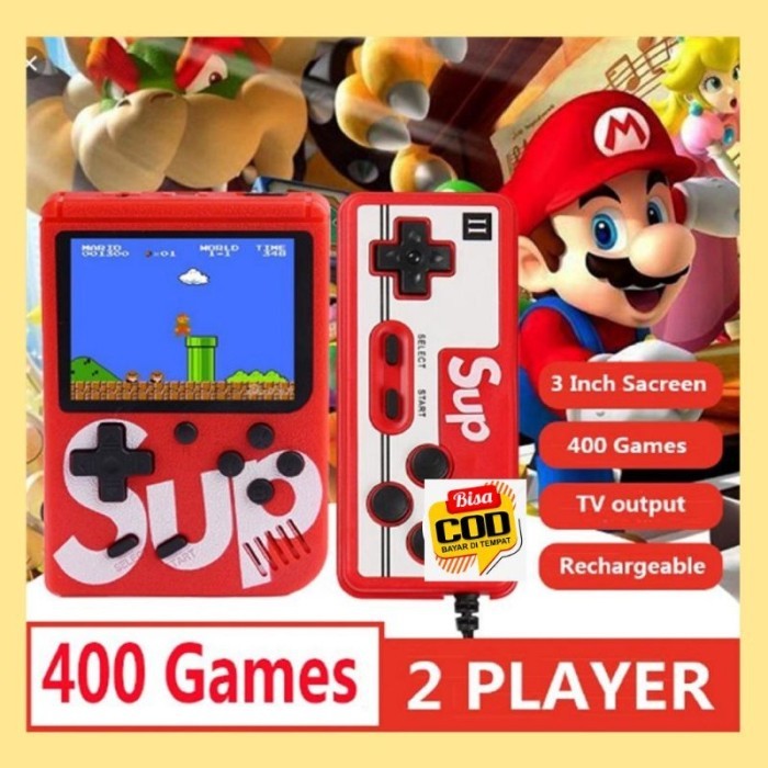 Jual SMARTCOM ~ Game Boy Mini SUP LCD Retro 400 Permainan Anak Game Box ...