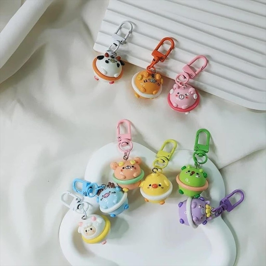 Jual (Bulat Kecil) Gantungan Kunci Keychain Tas Hp Handphone Mini Kecil ...