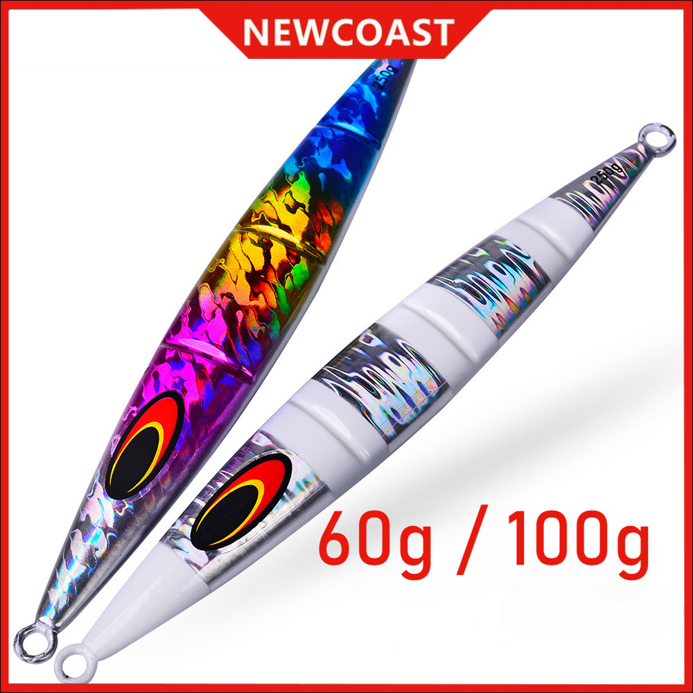 Jual NEWCOAST Proberos Lure Slow Jig 60g Metal Jig 100 Gram Kaleng Senter Uv Untuk Ikan Besi ...