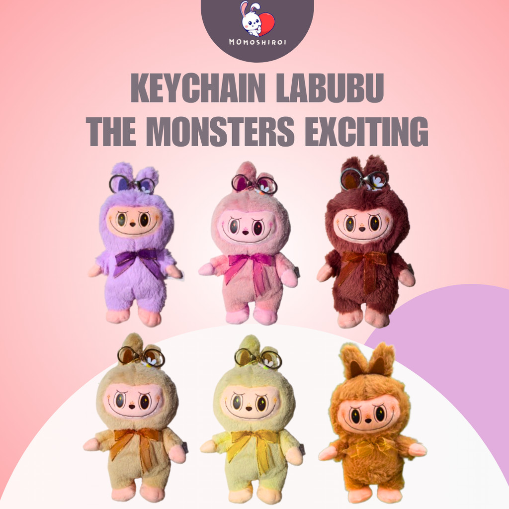 Jual Gantungan Kunci Boneka Labubu The Monsters Exciting Macaron Labu ...