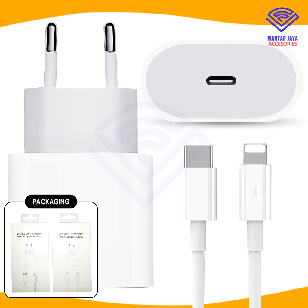 Jual [COD] CHARGER CASAN USB C TO 8 PIN FAST CHARGING 20W/25W FOR ...