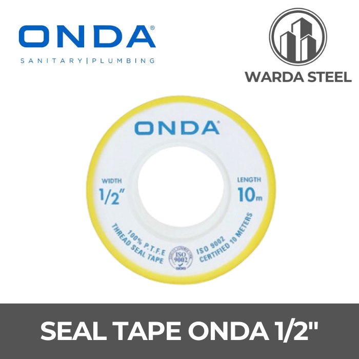Jual Seal Tape ONDA 1/2" 10 Meter - Sealtape Siltip Sealtip Isolasi ...