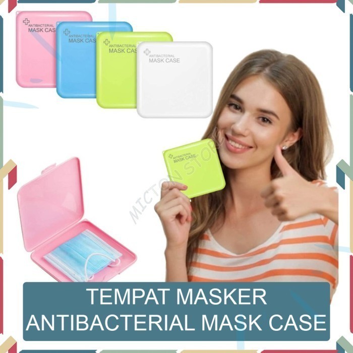 Jual BUNTON Antibacterial Mask Case Kotak Tempat Penyimpanan Masker ...