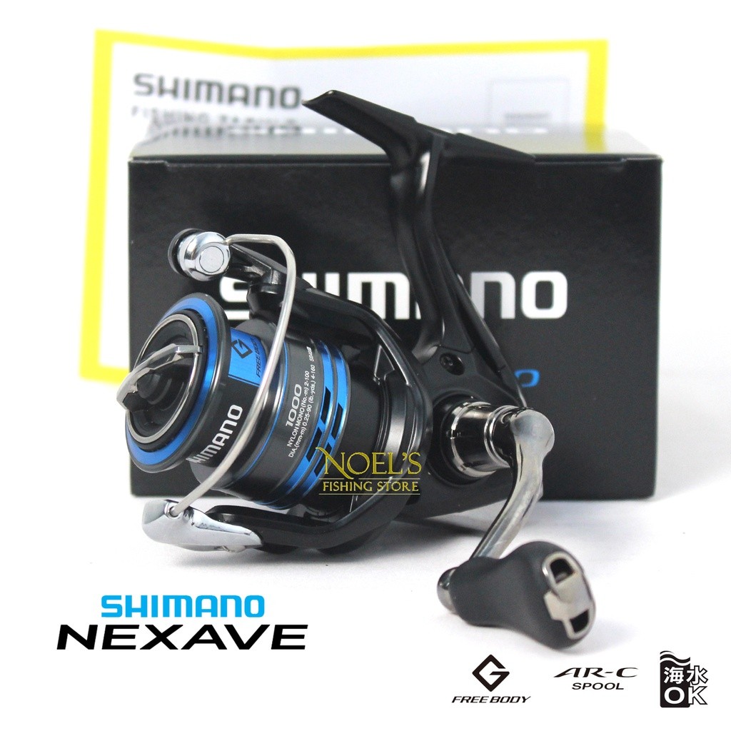 Jual Reel Shimano NEXAVE FI [2021] 1000 2500 C3000 4000 C5000 HG Saltwater Resmi | Shopee Indonesia