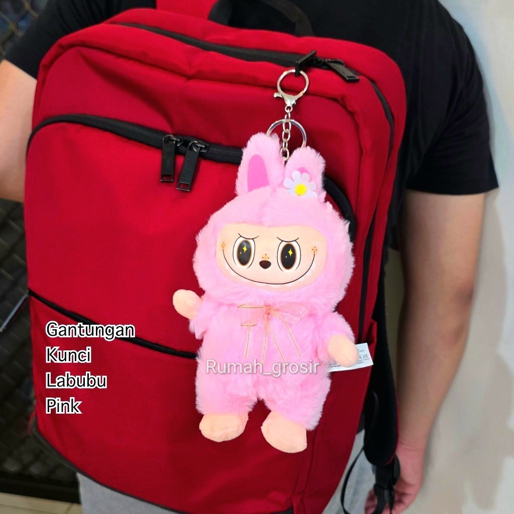 Jual Gantungan Kunci Boneka Labubu The Monsters Exciting Macaron Labu Labu Halus Dan Lembut 