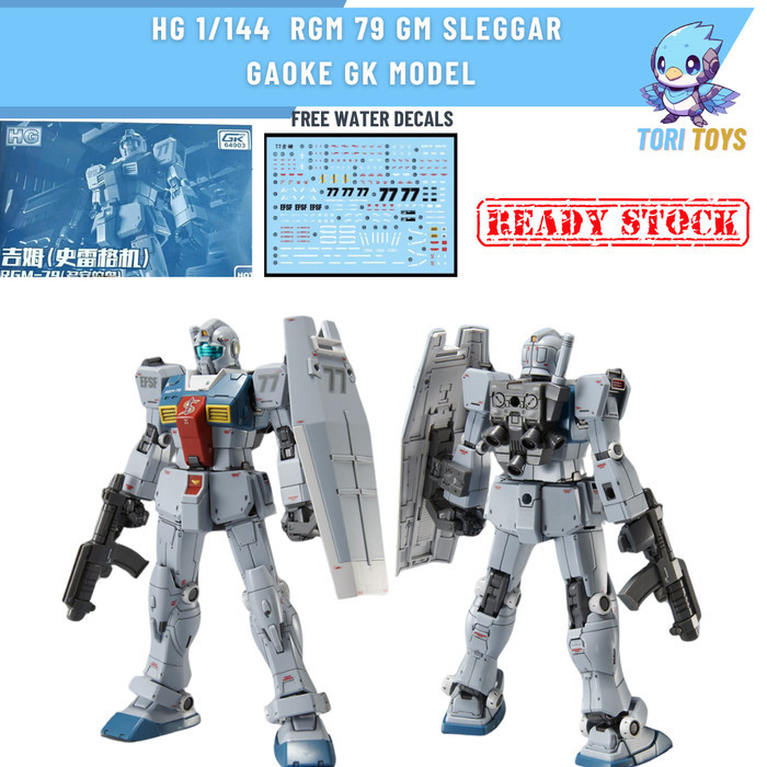 Jual HG 1/144 RGM-79 GM Sleggar GTO The origin Gaoke Xing dong Model ...