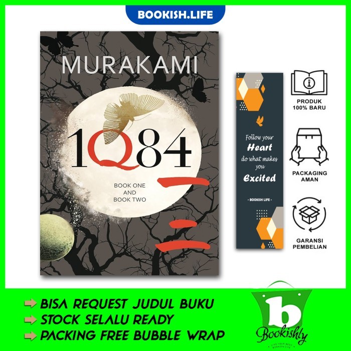 Jual 1Q84 Book 1 & 2 By haruki murakami ( English Version) | Shopee ...