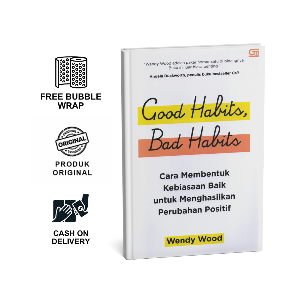 Jual Buku Good Habits, Bad Habits by Wendy Wood | Shopee Indonesia