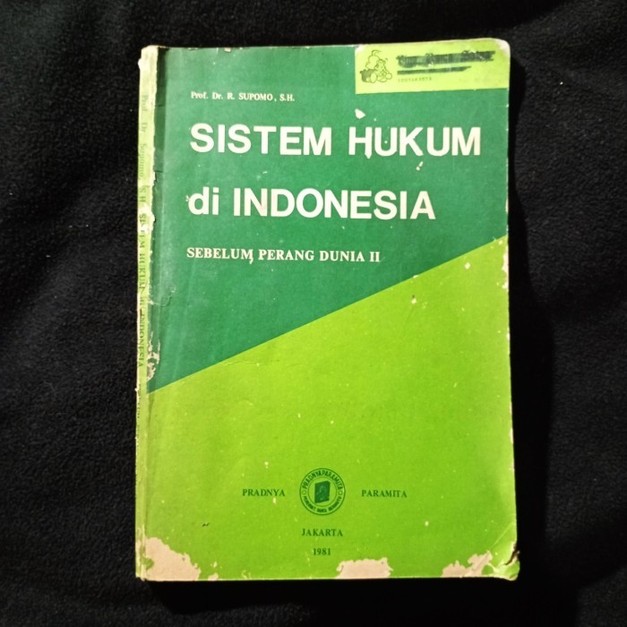Jual Buku Langka: Sistem Hukum di Indonesia Sebelum Perang Dunia II ...