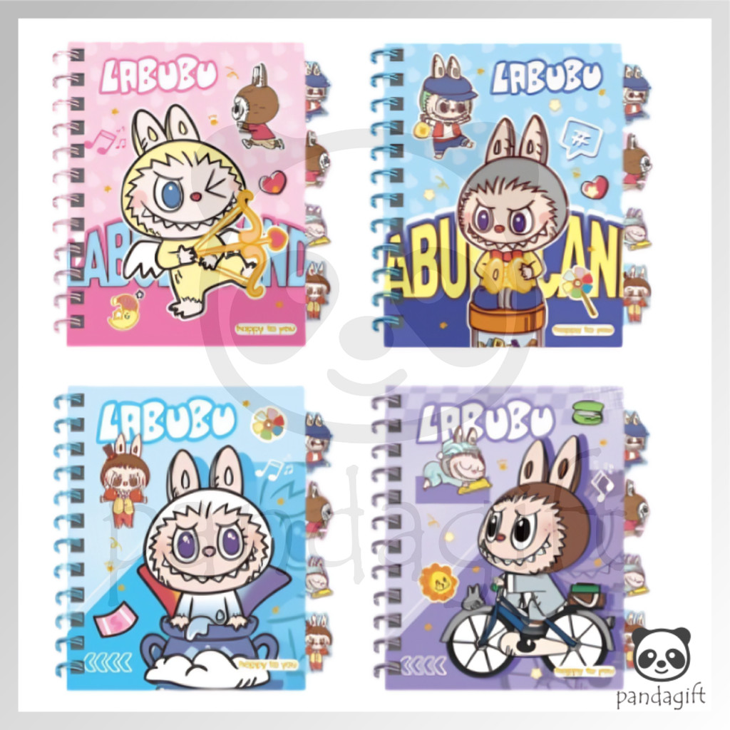 Jual Notebook A7 Ring Buku Diary Aesthetic Coil Book Labubu Sanrio ...